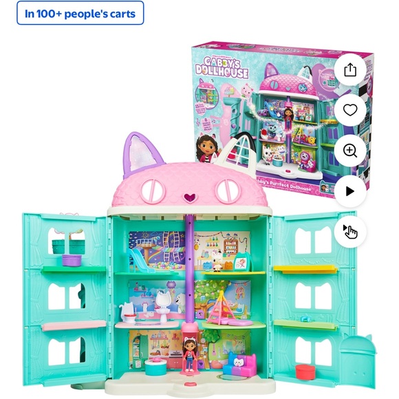 Spin Master | Toys | 2ft Tall Purrfect Dollhouse Playset Pink And Blue ...